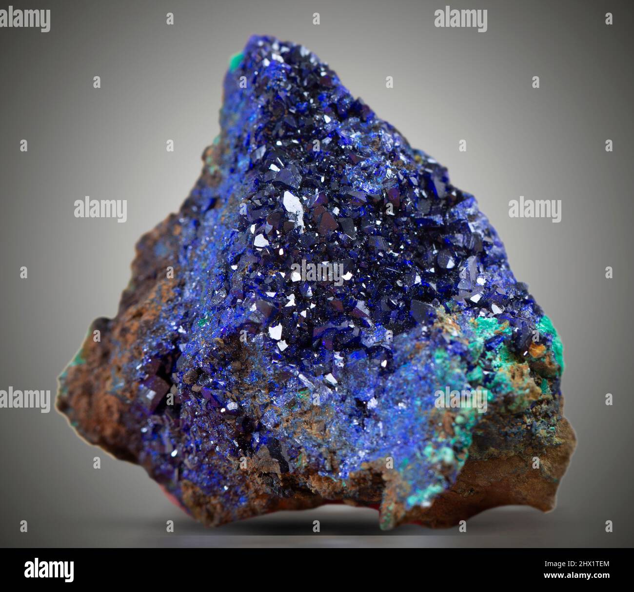 azurite mineral specimen stone rock geology gem crystal Stock Photo - Alamy