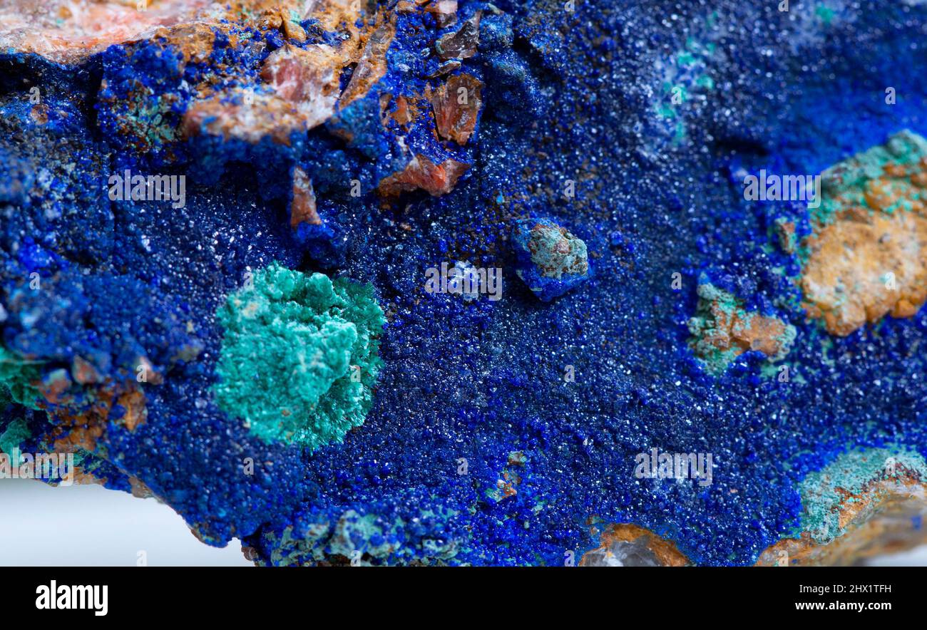 azurite mineral specimen stone rock geology gem crystal Stock Photo - Alamy