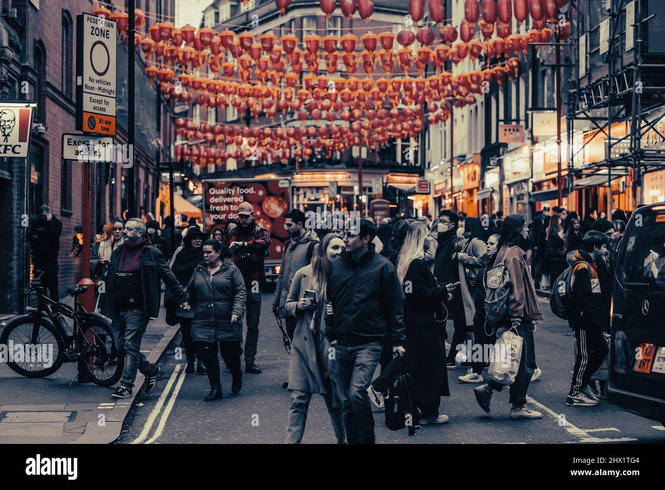London Streets of the West End Stock Photo - Alamy