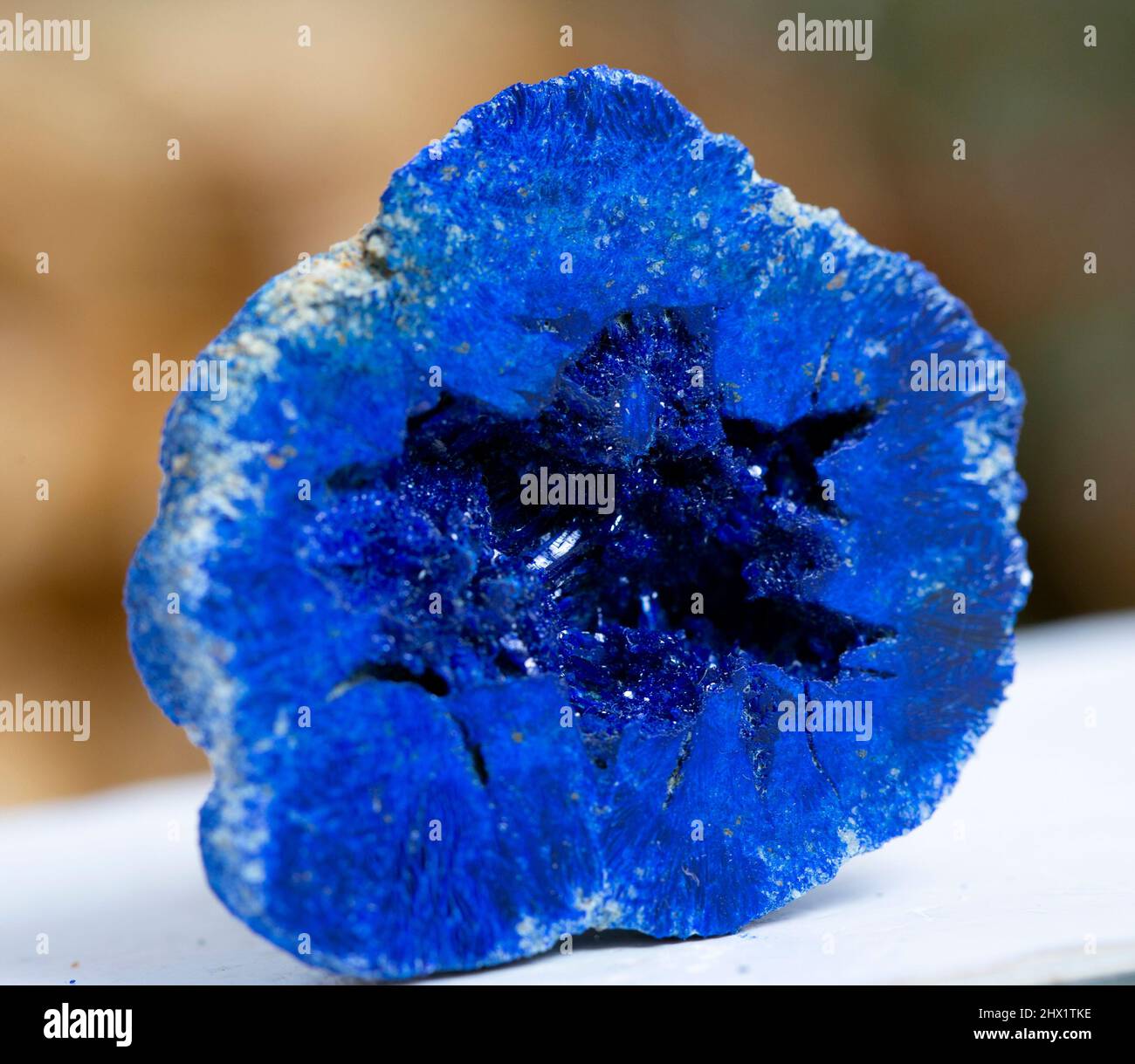 azurite mineral specimen stone rock geology gem crystal Stock Photo - Alamy