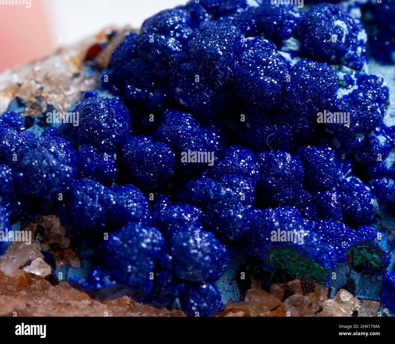 azurite mineral specimen stone rock geology gem crystal Stock Photo - Alamy