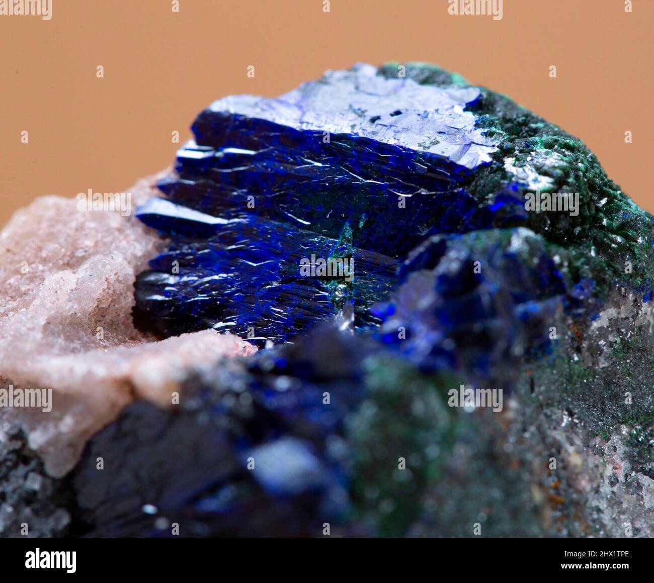 azurite mineral specimen stone rock geology gem crystal Stock Photo - Alamy
