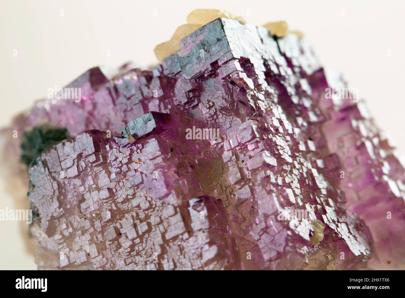 fluorite mineral specimen stone rock geology gem crystal Stock Photo ...