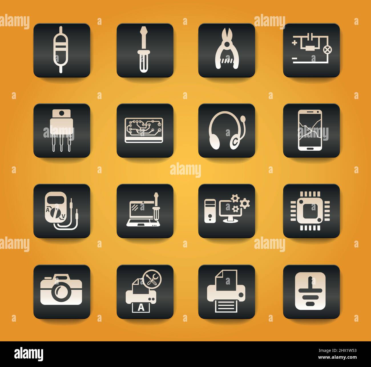 Resistor symbols hi-res stock photography and images - Alamy
