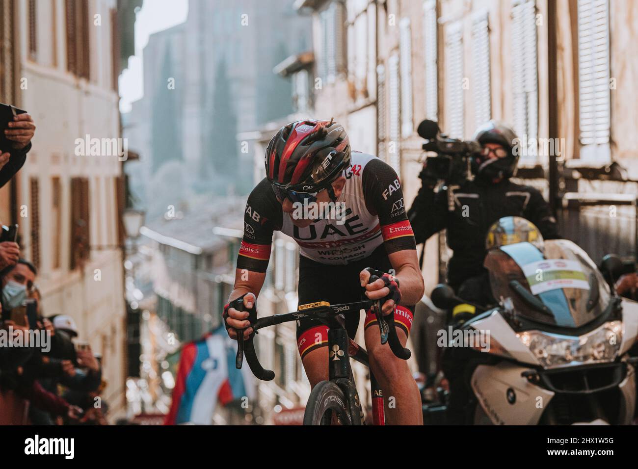 March 5th Siena, Italy. Eroica - 16th Strade Bianche 2022. 184km one ...