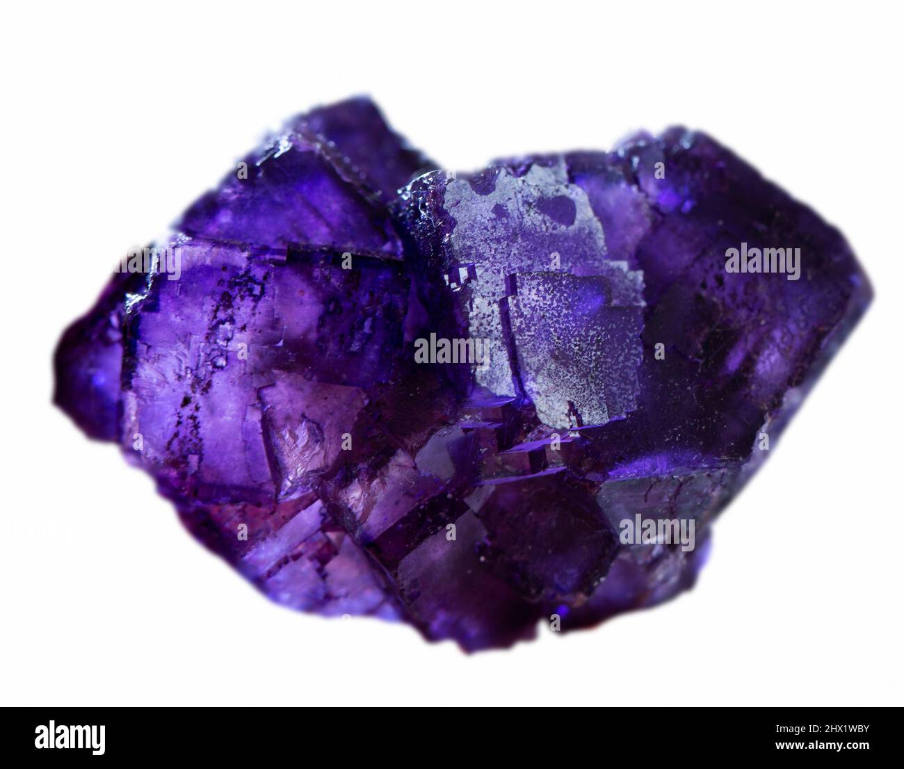 fluorite mineral specimen stone rock geology gem crystal Stock Photo ...