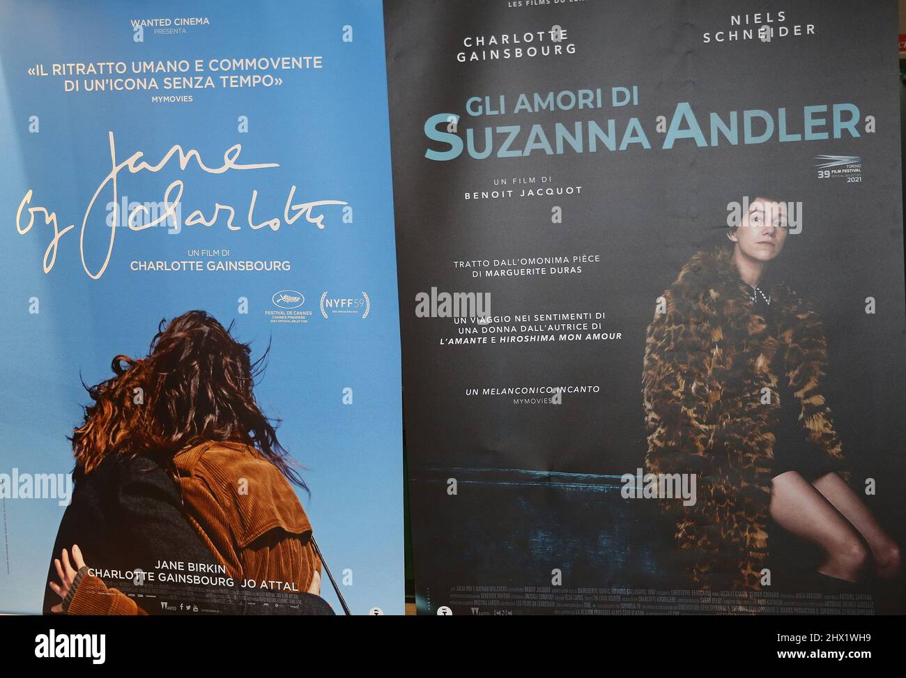 Milan, Italy. 08th Mar, 2022. Charlotte Gainsbourg presents her films ...