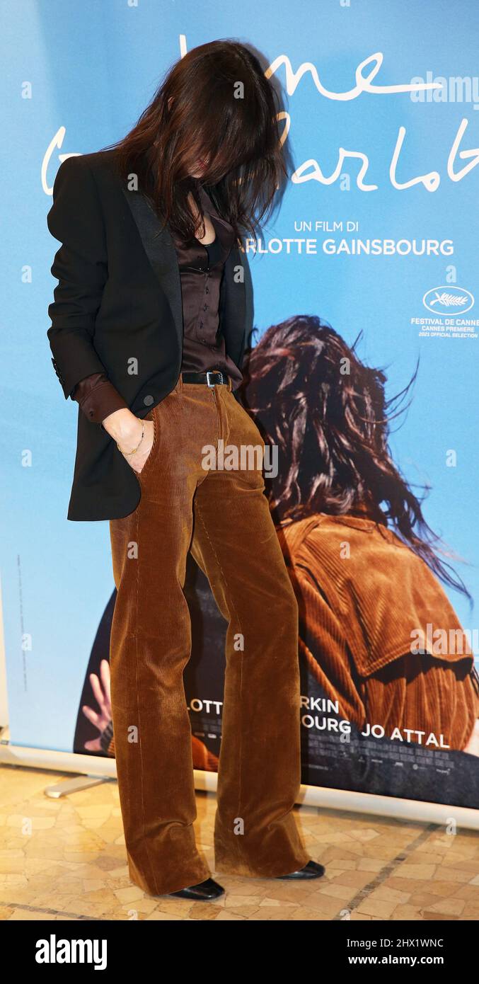 Milan, Italy. 08th Mar, 2022. Charlotte Gainsbourg presents her films ...