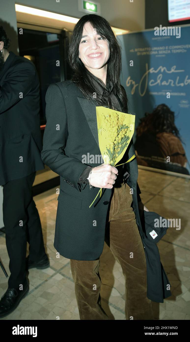 Milan, Italy. 08th Mar, 2022. Charlotte Gainsbourg presents her films ...