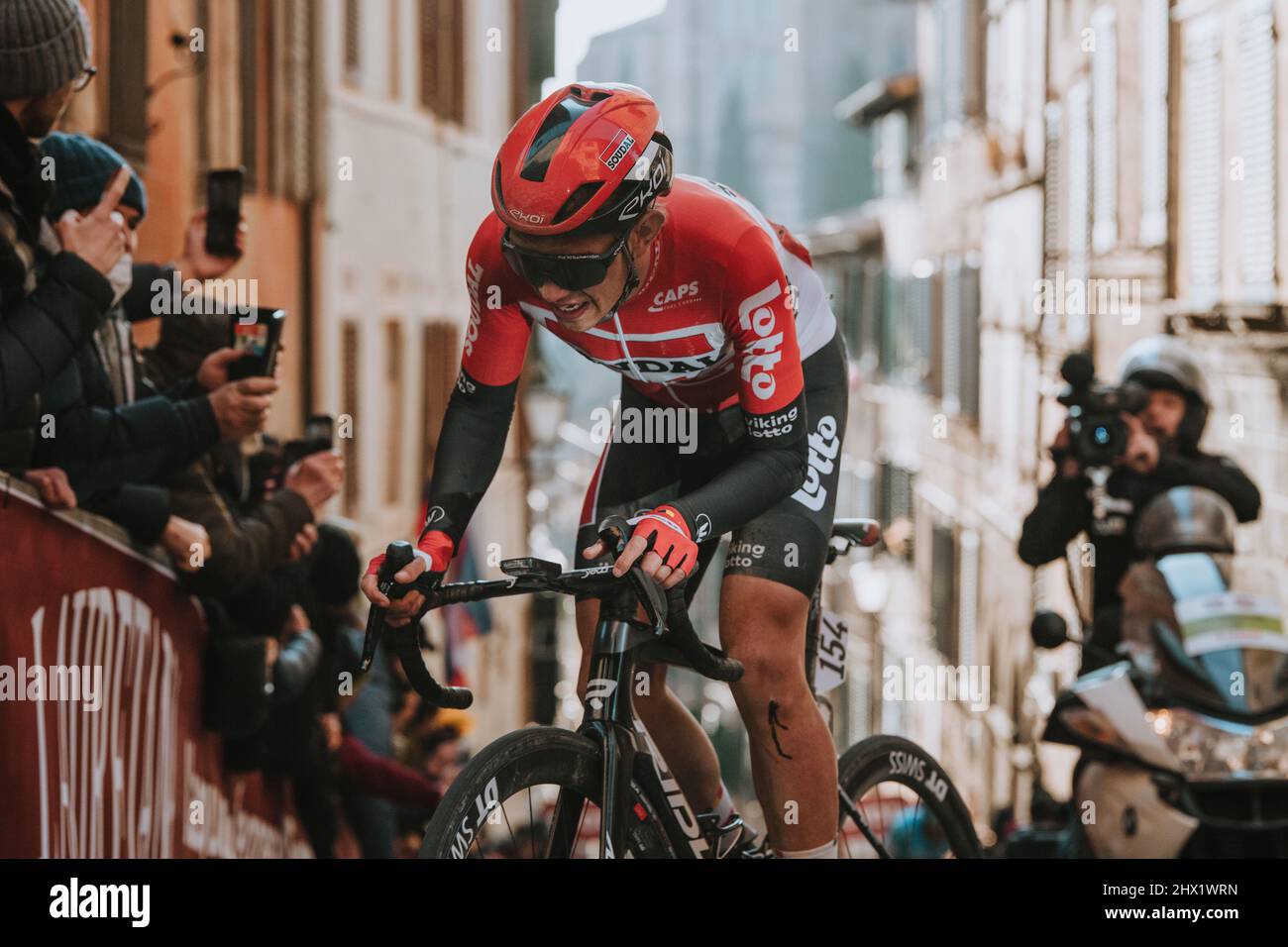 March 5th Siena, Italy. Eroica - 16th Strade Bianche 2022. 184km one ...