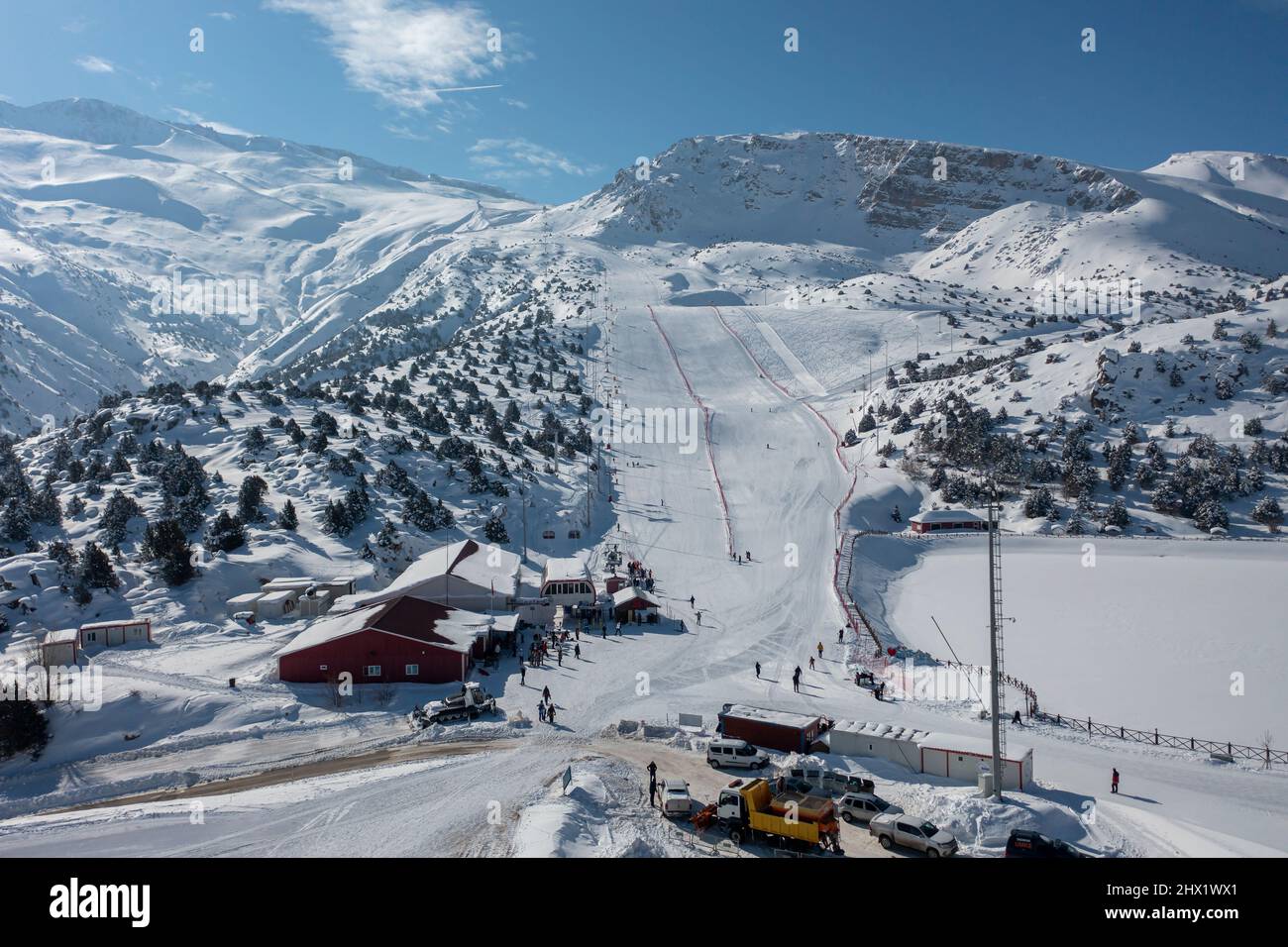 Ergan Ski Resort View, Erzincan, Turkey Stock Photo - Alamy