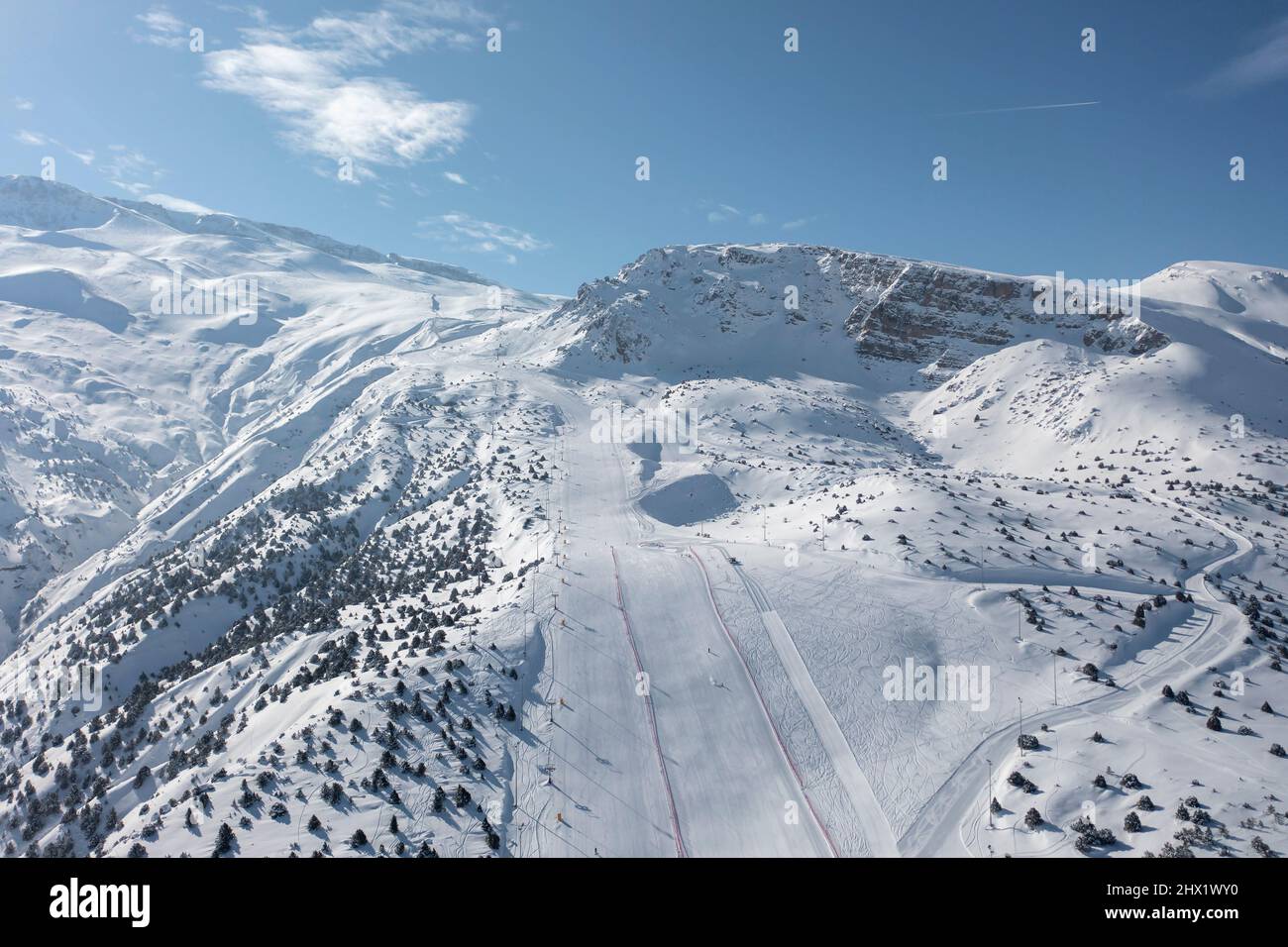 Ergan Ski Resort View, Erzincan, Turkey Stock Photo - Alamy
