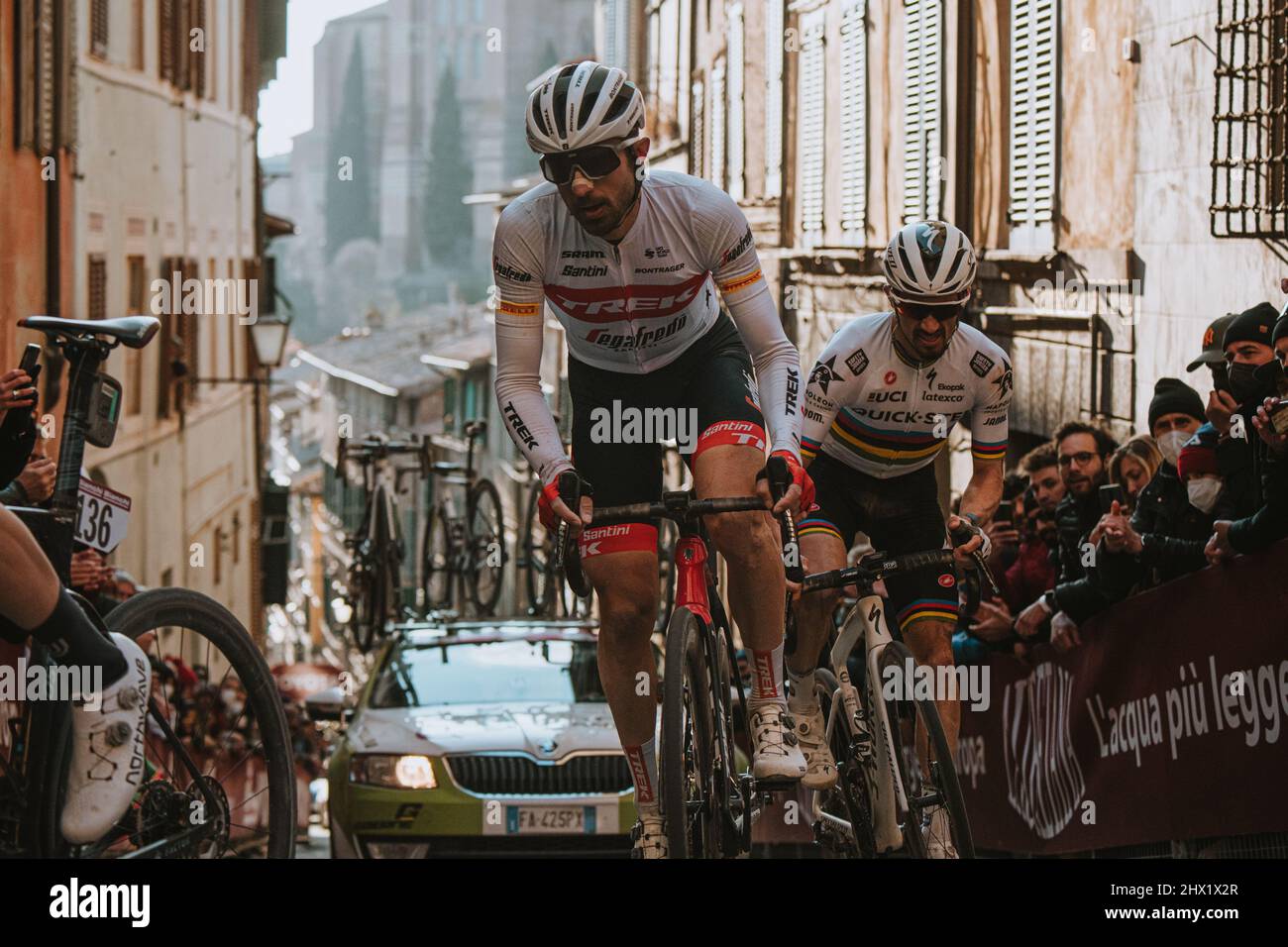 March 5th Siena, Italy. Eroica - 16th Strade Bianche 2022. 184km one ...