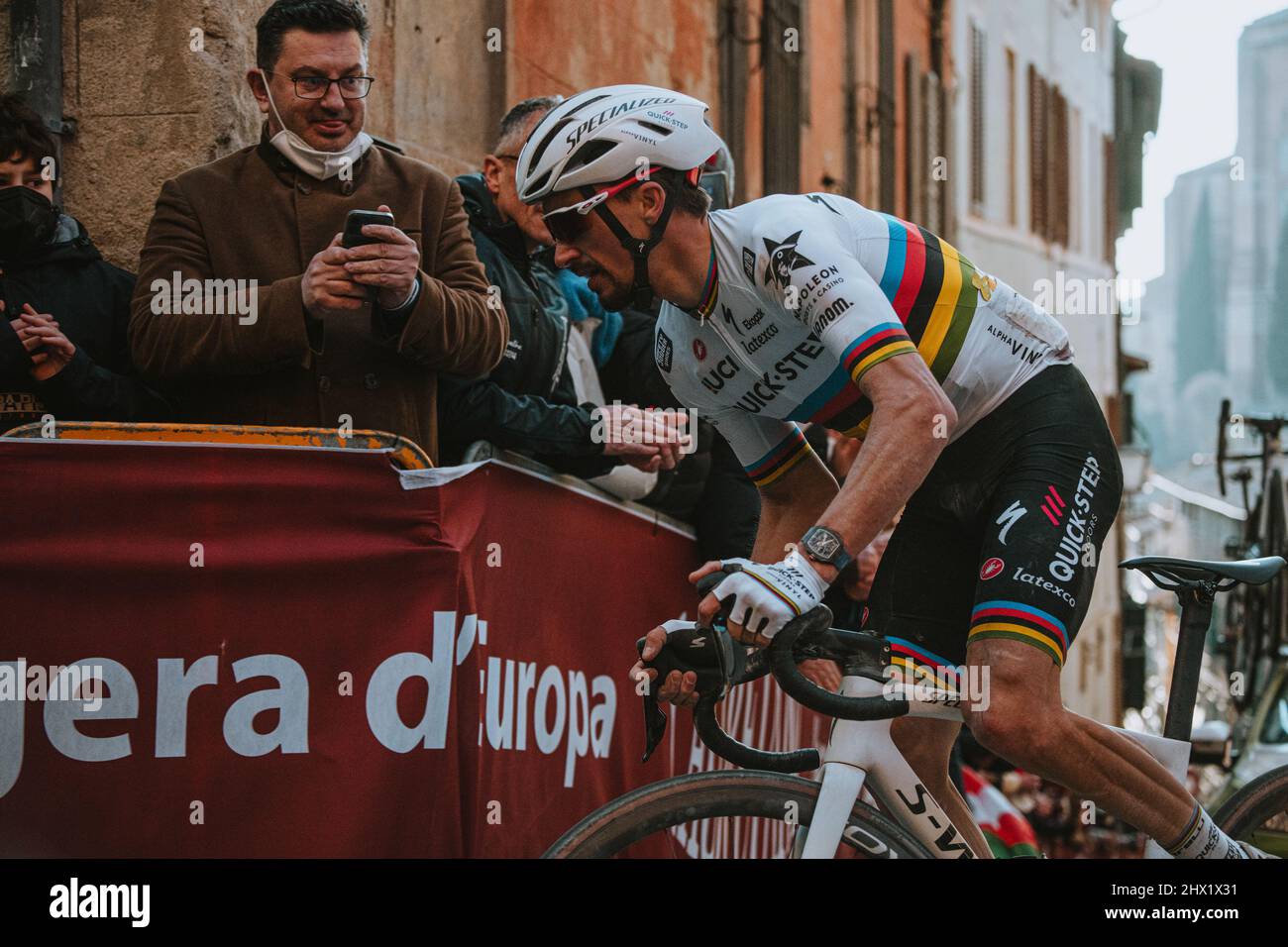 March 5th Siena, Italy. Eroica - 16th Strade Bianche 2022. 184km one ...