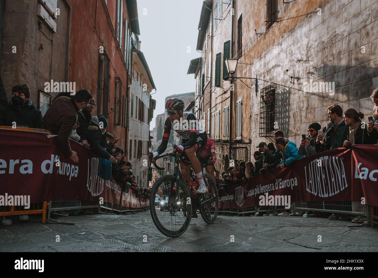 March 5th Siena, Italy. Eroica - 16th Strade Bianche 2022. 184km one ...