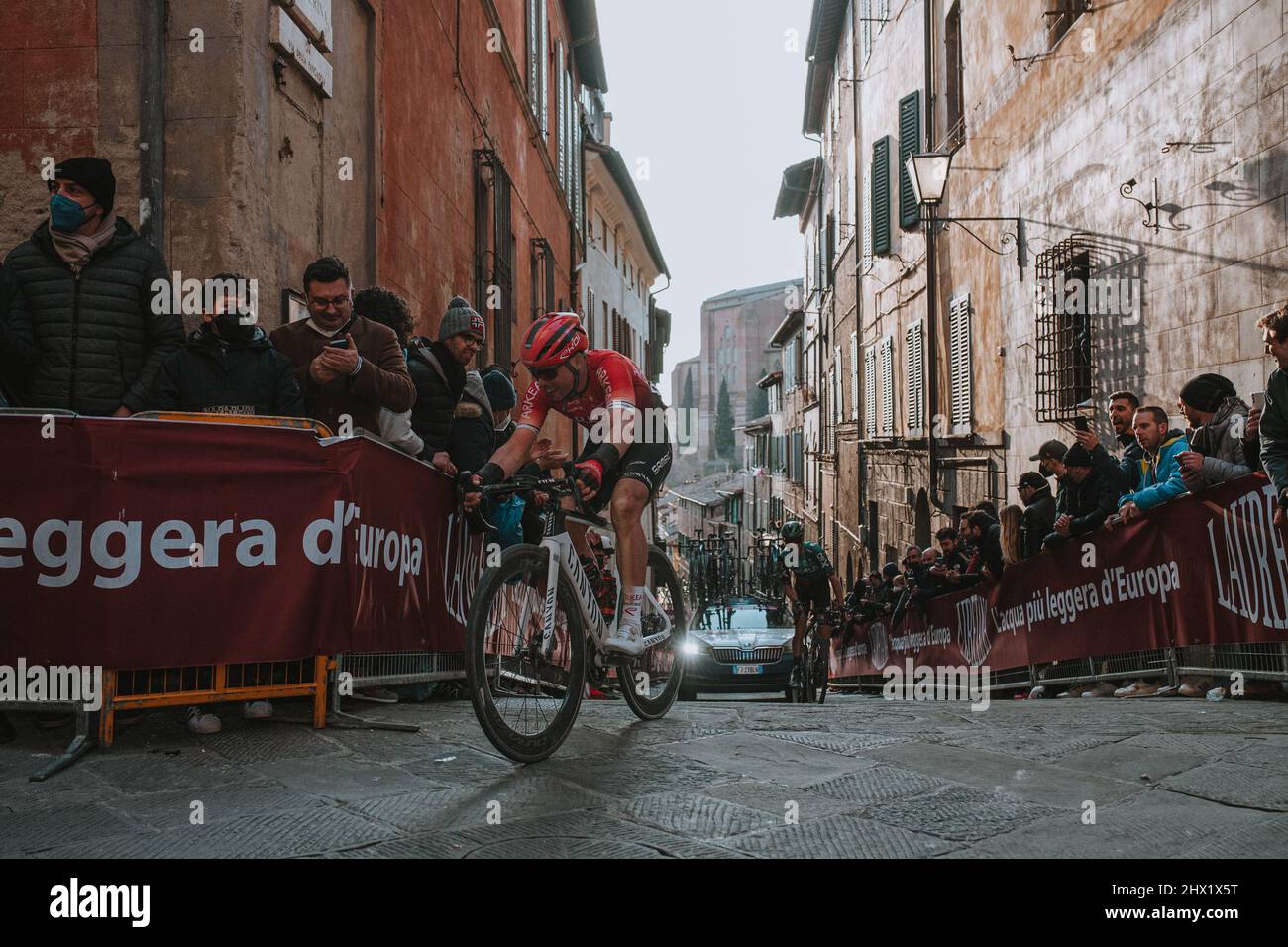 March 5th Siena, Italy. Eroica - 16th Strade Bianche 2022. 184km one ...