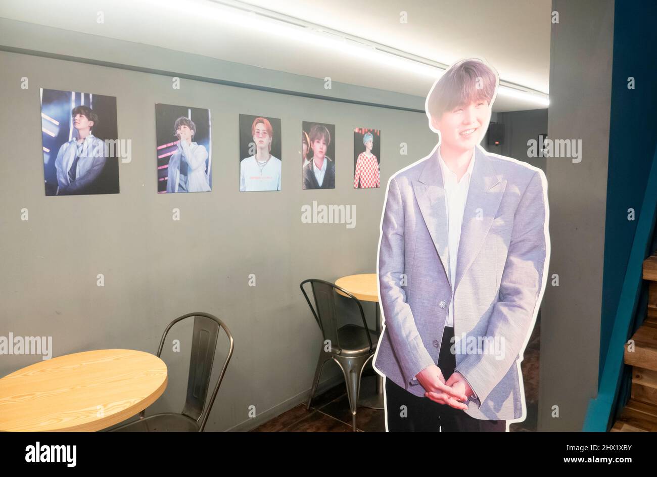 BTS member Suga's birthday, Mar 7, 2022 : A cafe decorated to celebrate ...