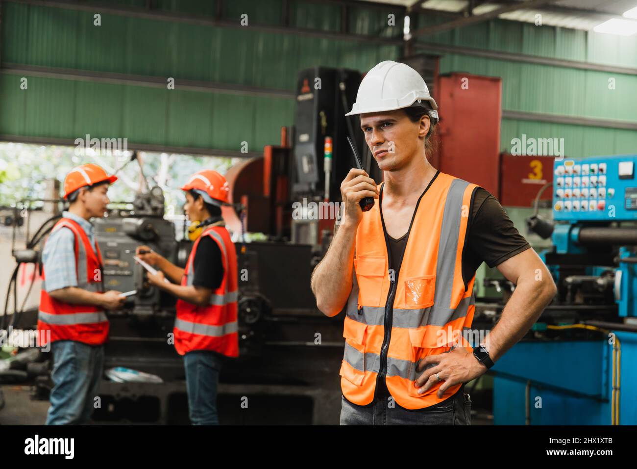 Female heavy equipment operator hi-res stock photography and images - Alamy