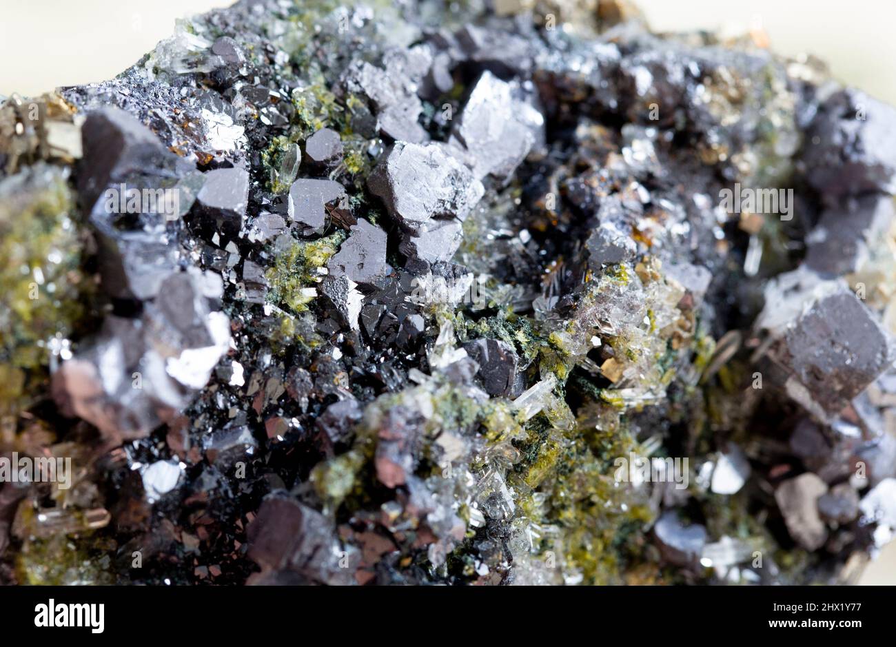 pyrite mineral specimen stone rock geology gem crystal Stock Photo - Alamy