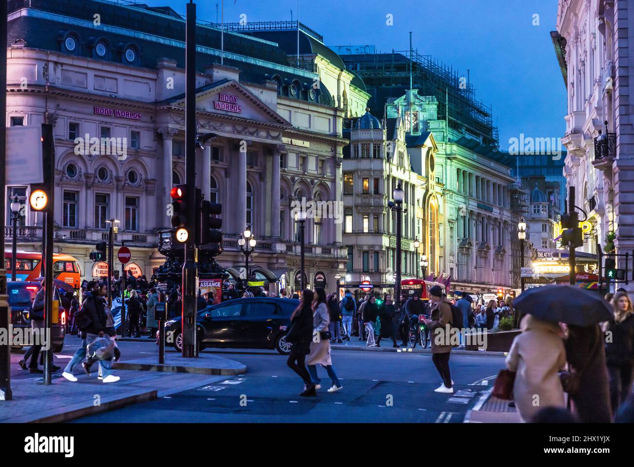 London Streets of the West End Stock Photo - Alamy