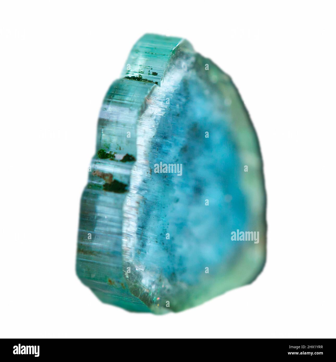 tourmaline mineral specimen stone rock geology gem crystal Stock Photo ...
