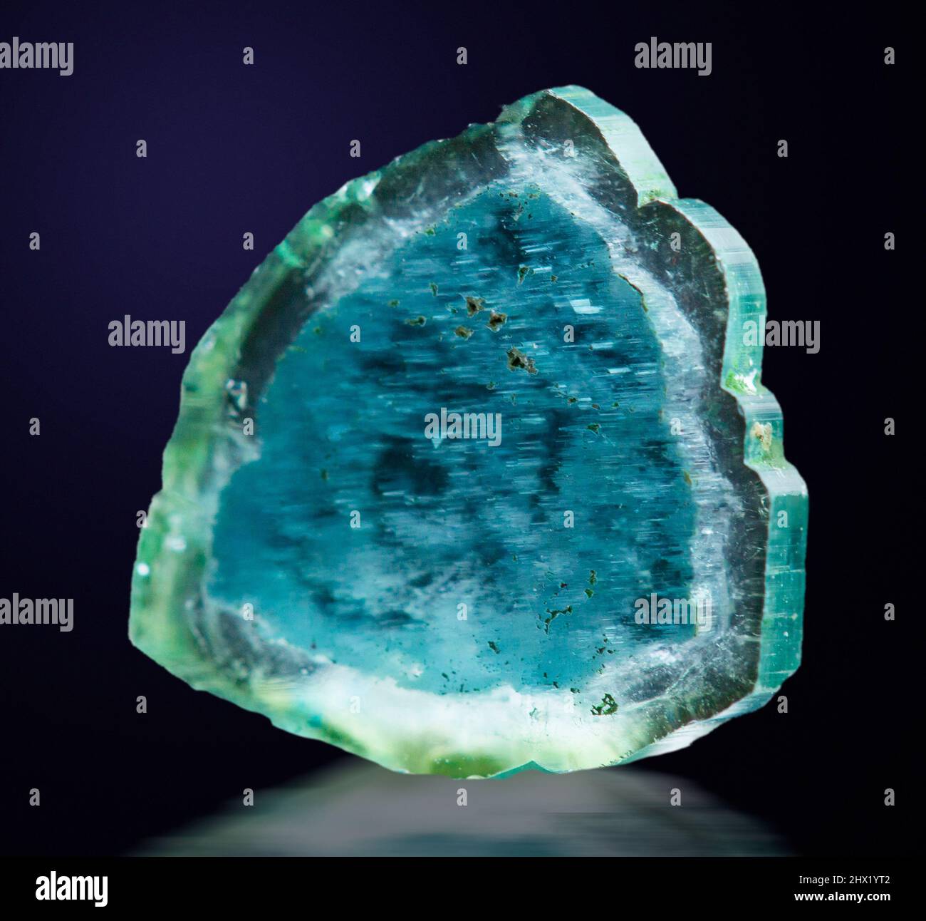 tourmaline mineral specimen stone rock geology gem crystal Stock Photo ...