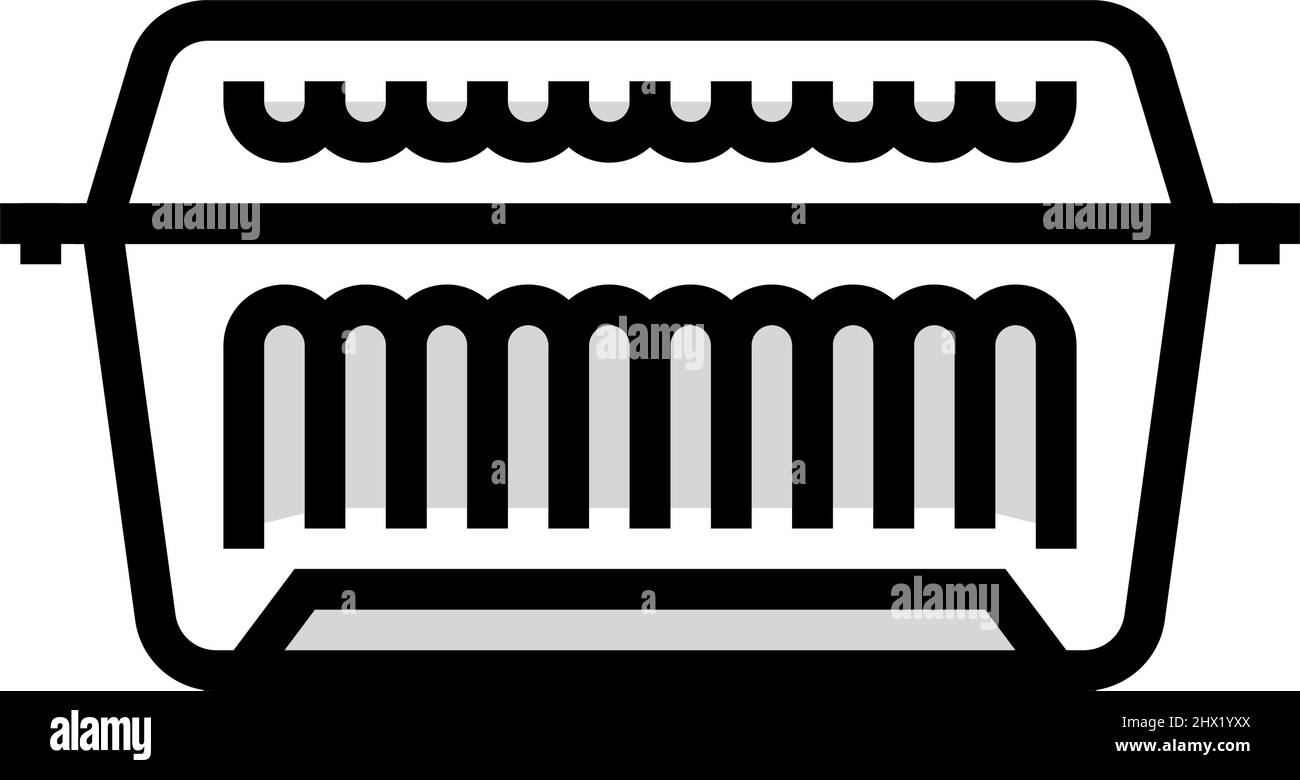 disposable plastic color icon vector illustration Stock Vector Image ...