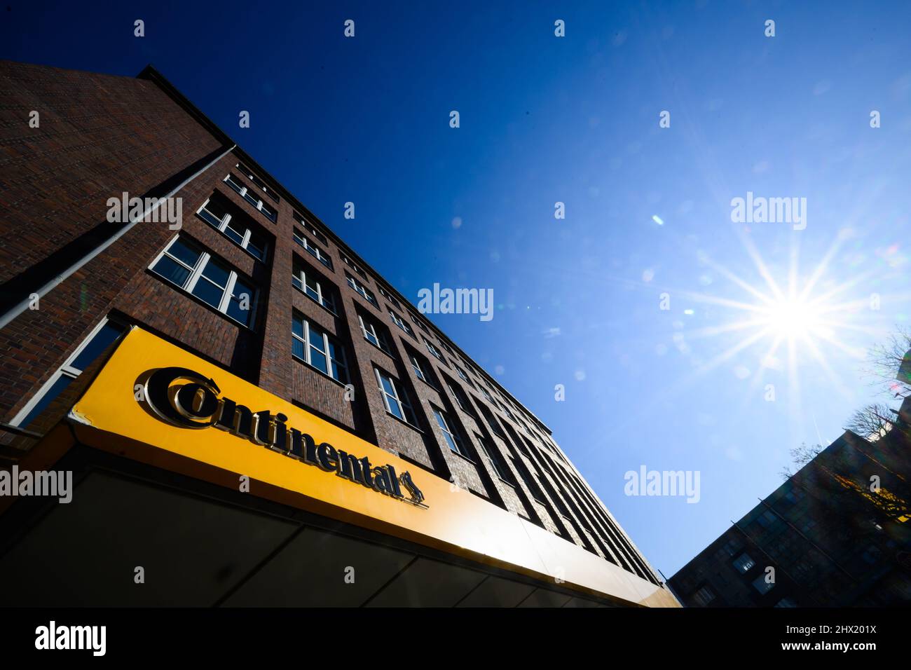 Hanover, Germany. 09th Mar, 2022. A lettering hangs on the corporate ...