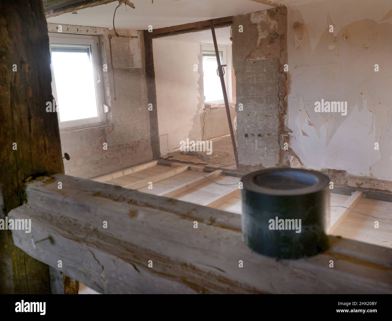 Renovation of a house after change of ownership Stock Photo - Alamy