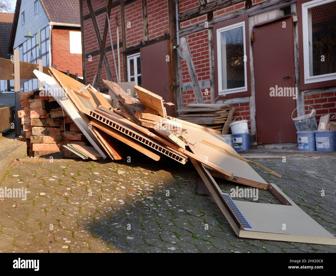 Renovation of a house after change of ownership Stock Photo - Alamy