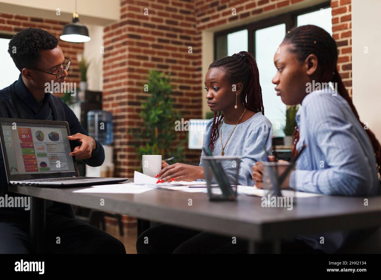 Informing of new development hi-res stock photography and images - Alamy