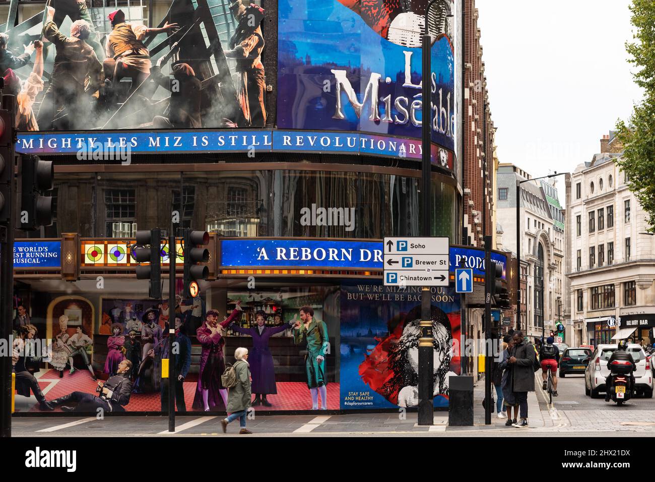 London Streets of the West End Stock Photo - Alamy