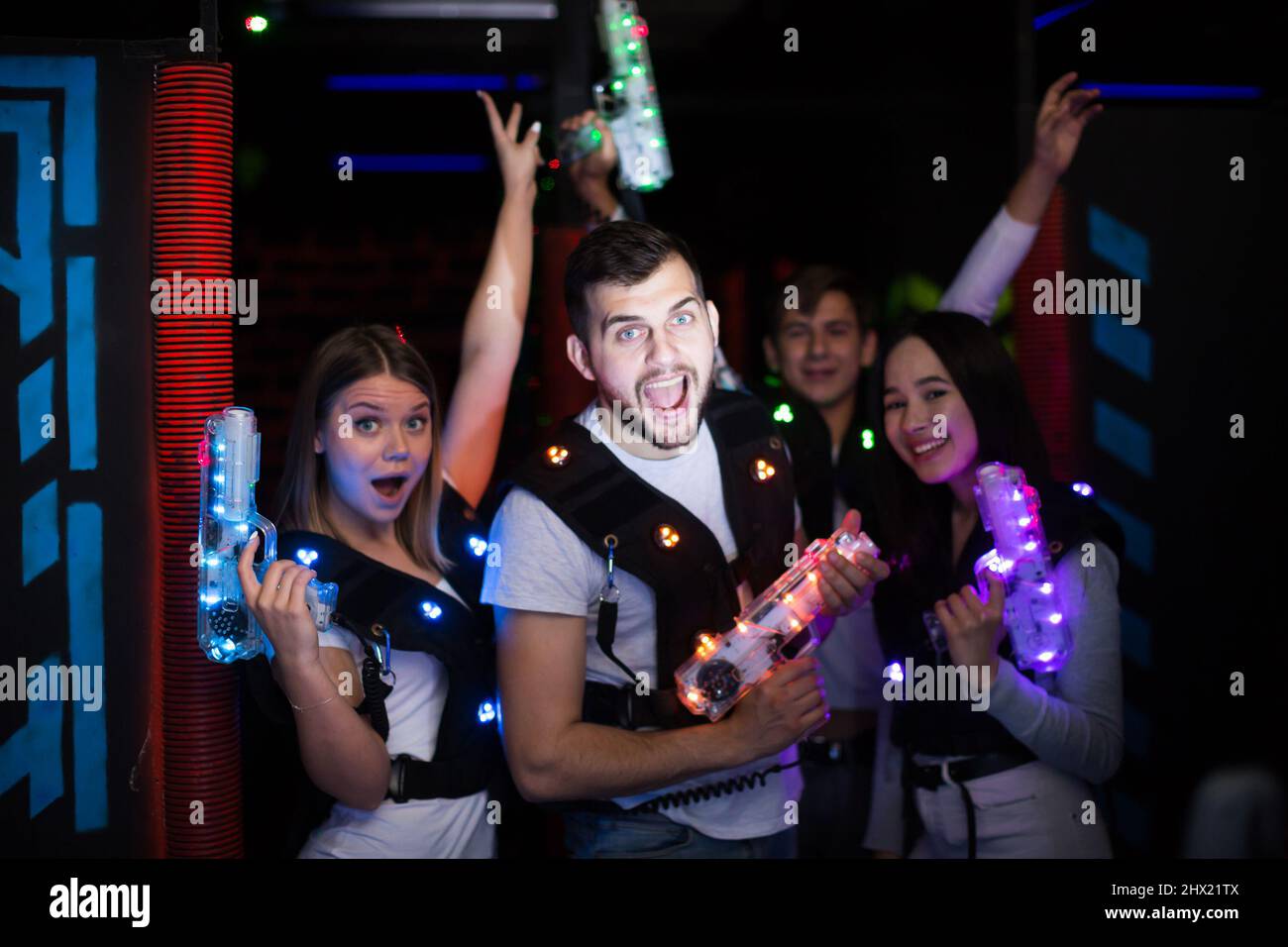 Lasertag arena hi-res stock photography and images - Alamy
