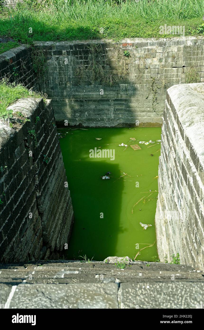 Ancient Step well in Baag Roza at Ahmednagar state Maharashtra India ...