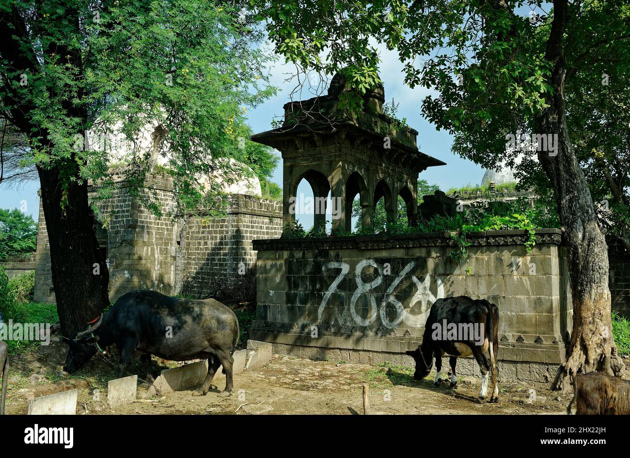 Ancient tomb of Gulam Ali kabar in Baag Roza of Ahmednagar state ...
