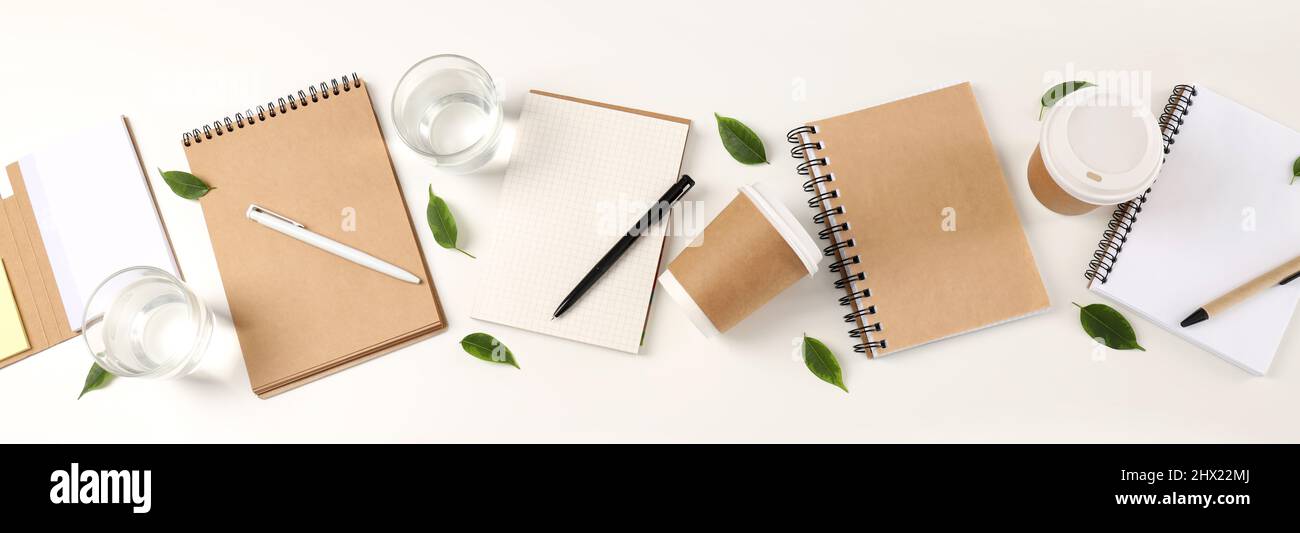 Study top view hi-res stock photography and images - Alamy