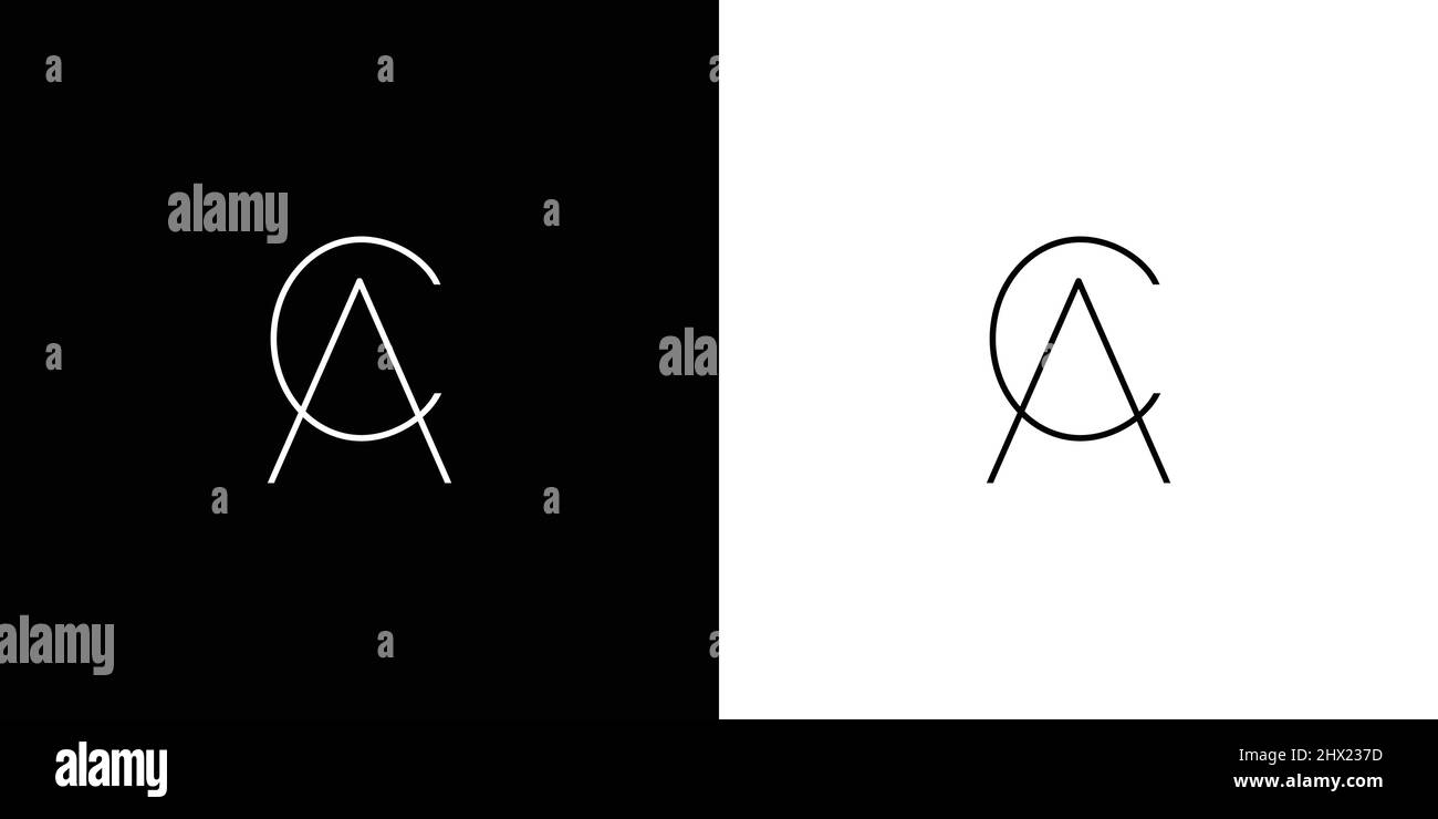 Simple and modern CA initials logo Stock Vector Image & Art - Alamy