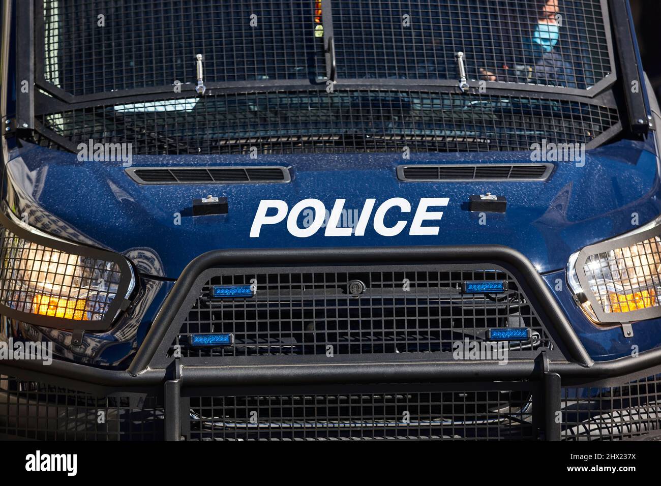 Armored police van hi-res stock photography and images - Alamy
