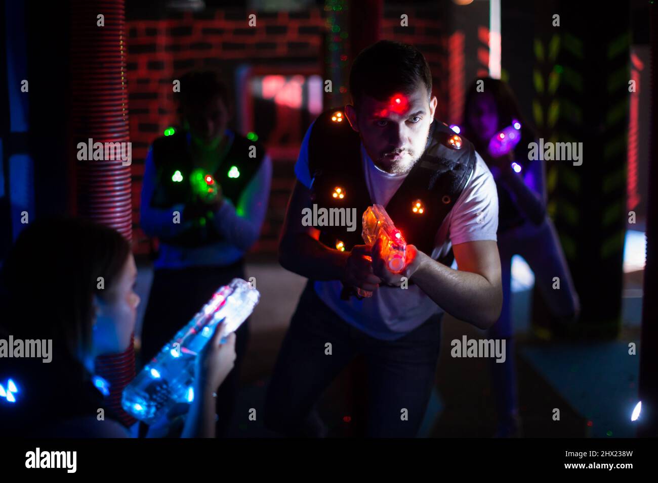 Laser tag arena hi-res stock photography and images - Alamy