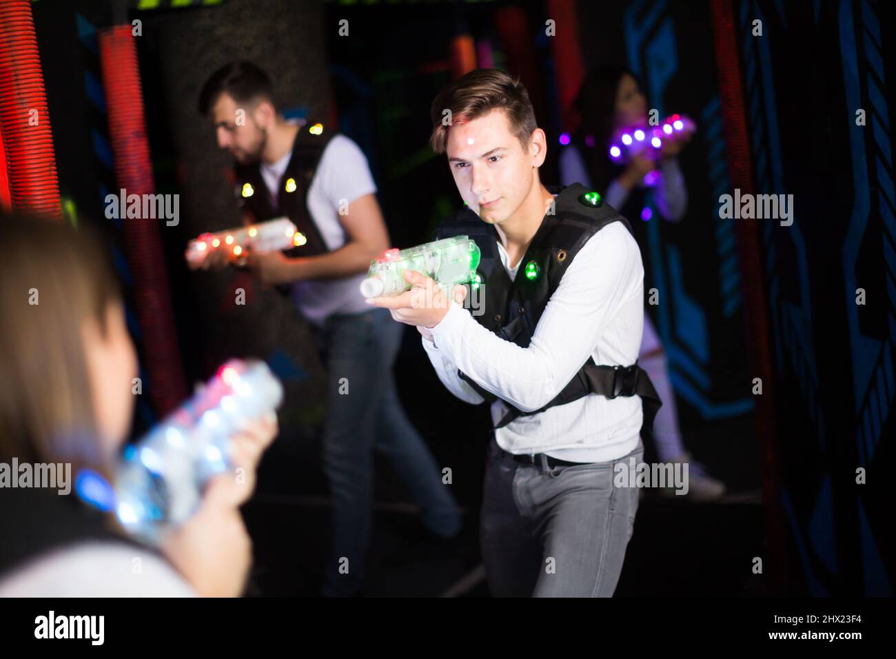 Laser tag arena hi-res stock photography and images - Alamy