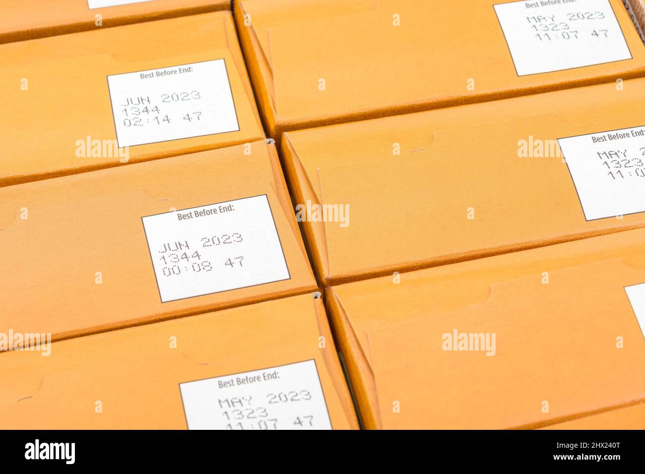 Best before end date food packaging hi-res stock photography and images ...