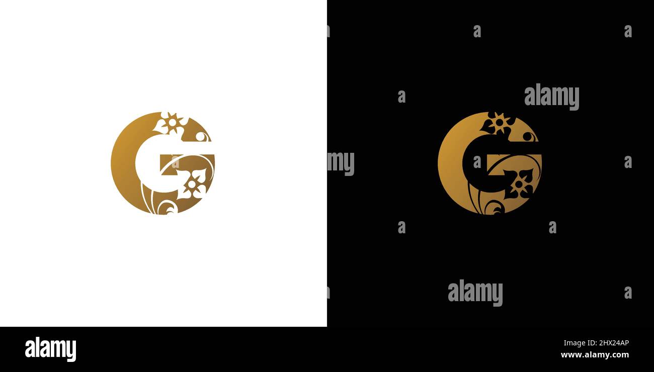 Luxury and elegant initial letter G logo design Stock Vector Image ...
