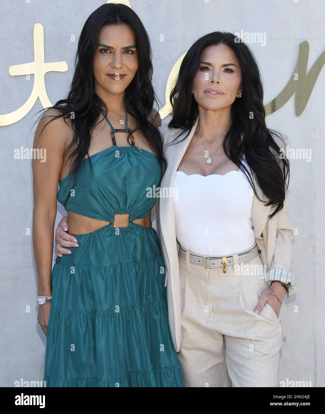 Los Angeles, CA, US, March 8, 2022. (L-R) Elsa Collins and Lauren ...
