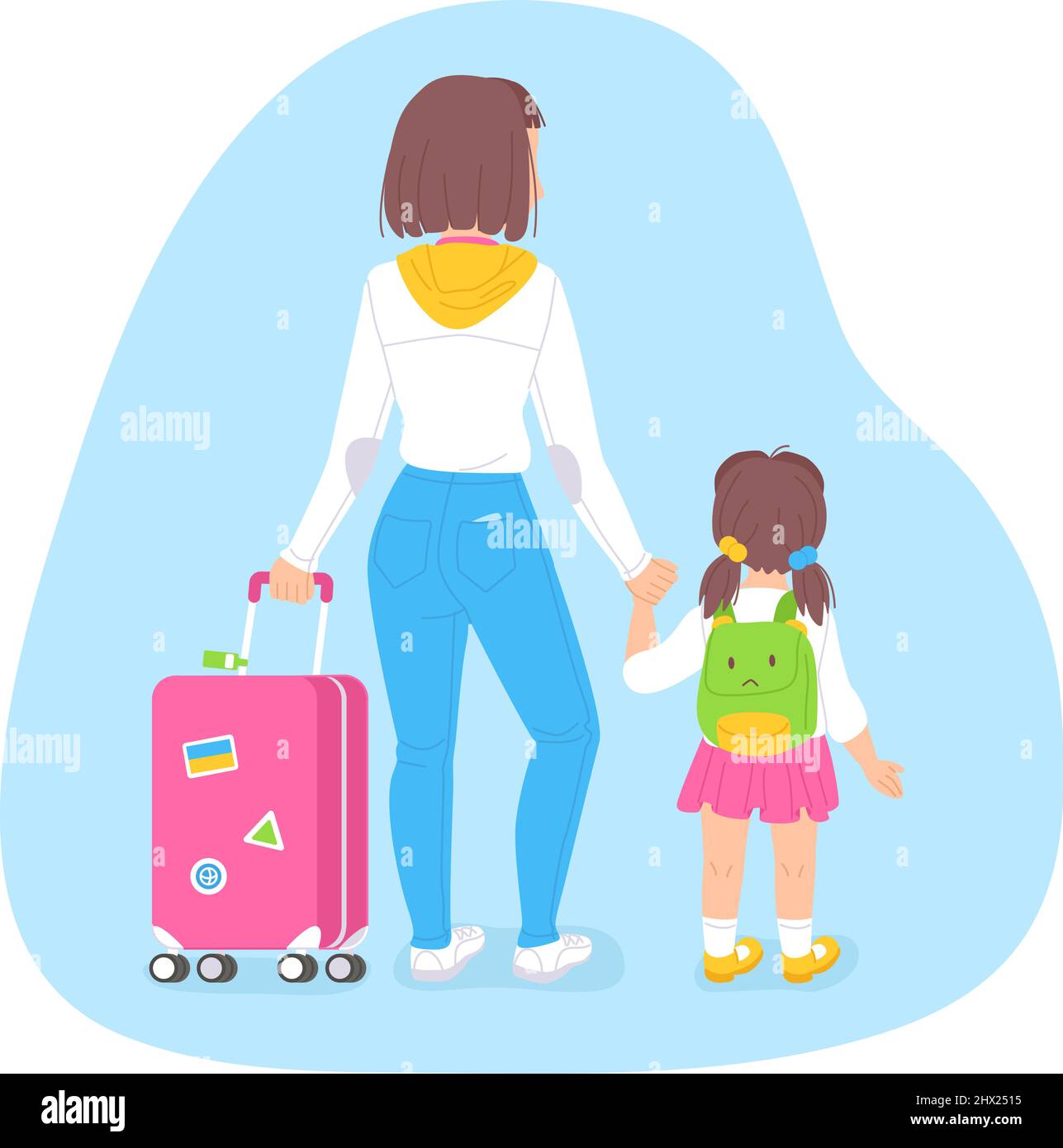 Social crisis migration Cut Out Stock Images & Pictures - Alamy