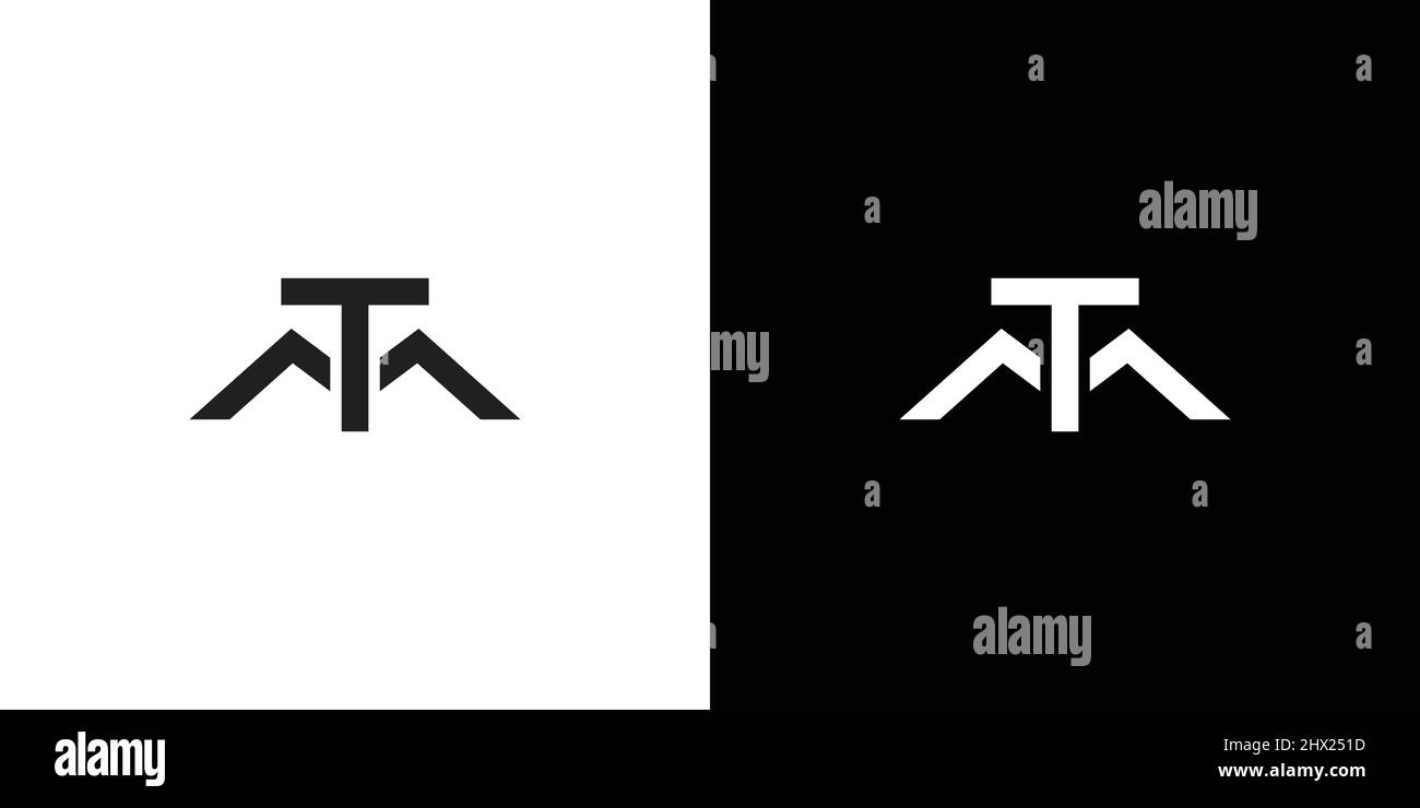 Modern and elegant letter TM initials logo design Stock Vector Image ...