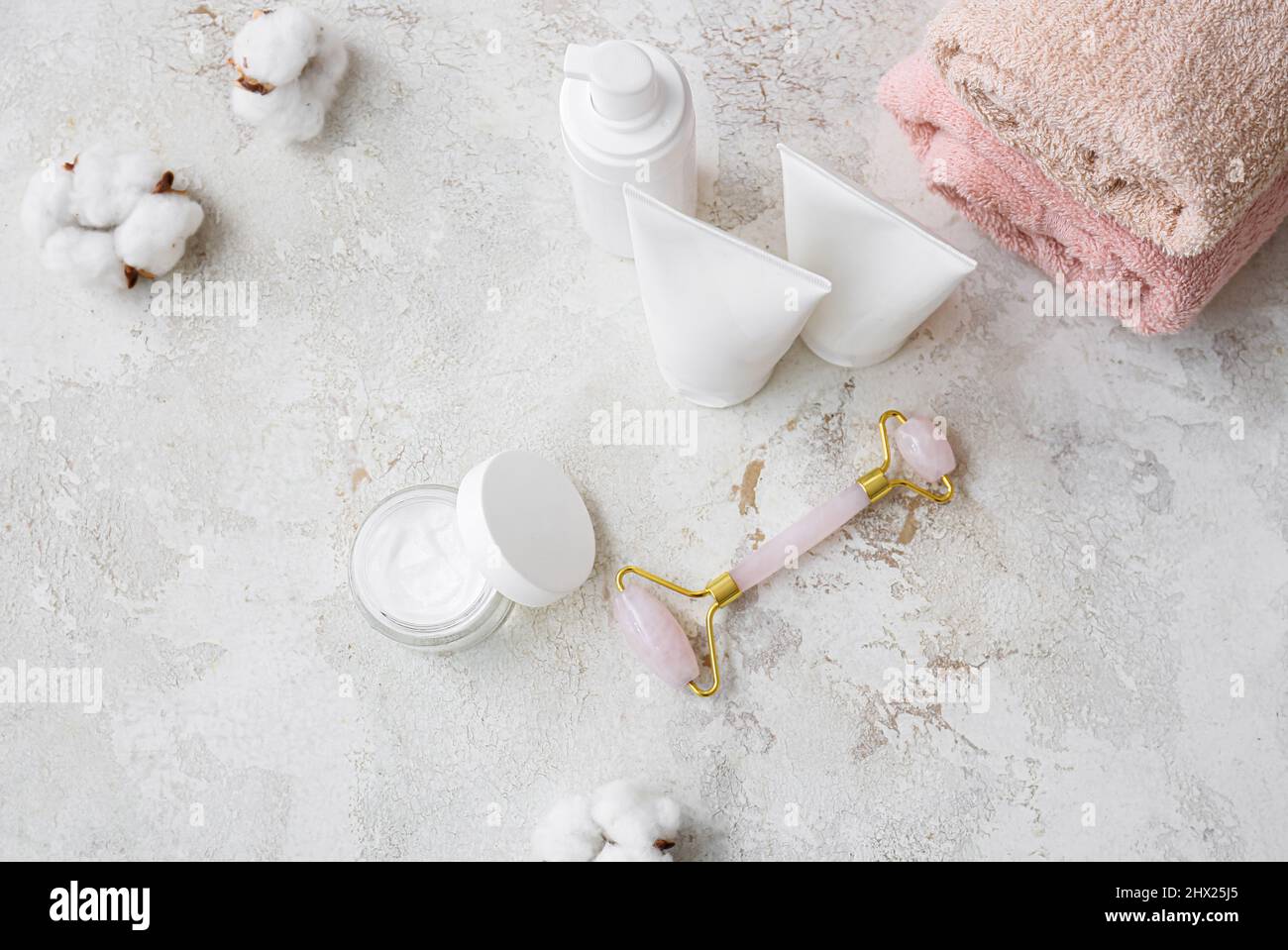 Cosmetics facial massage tool hi-res stock photography and images - Alamy