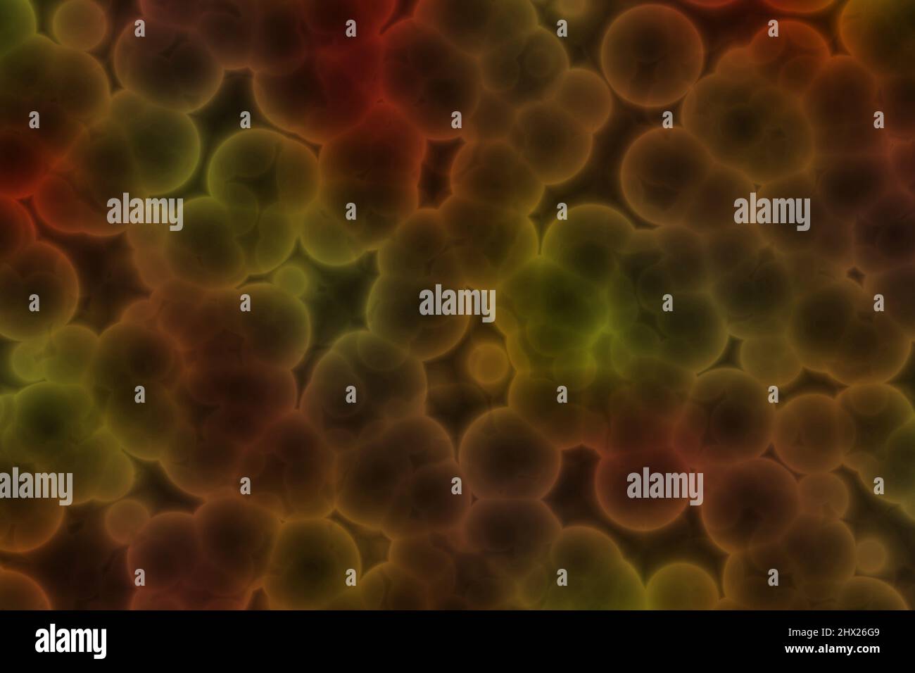 artistic cute a lot biological bacterias digitally made background or ...