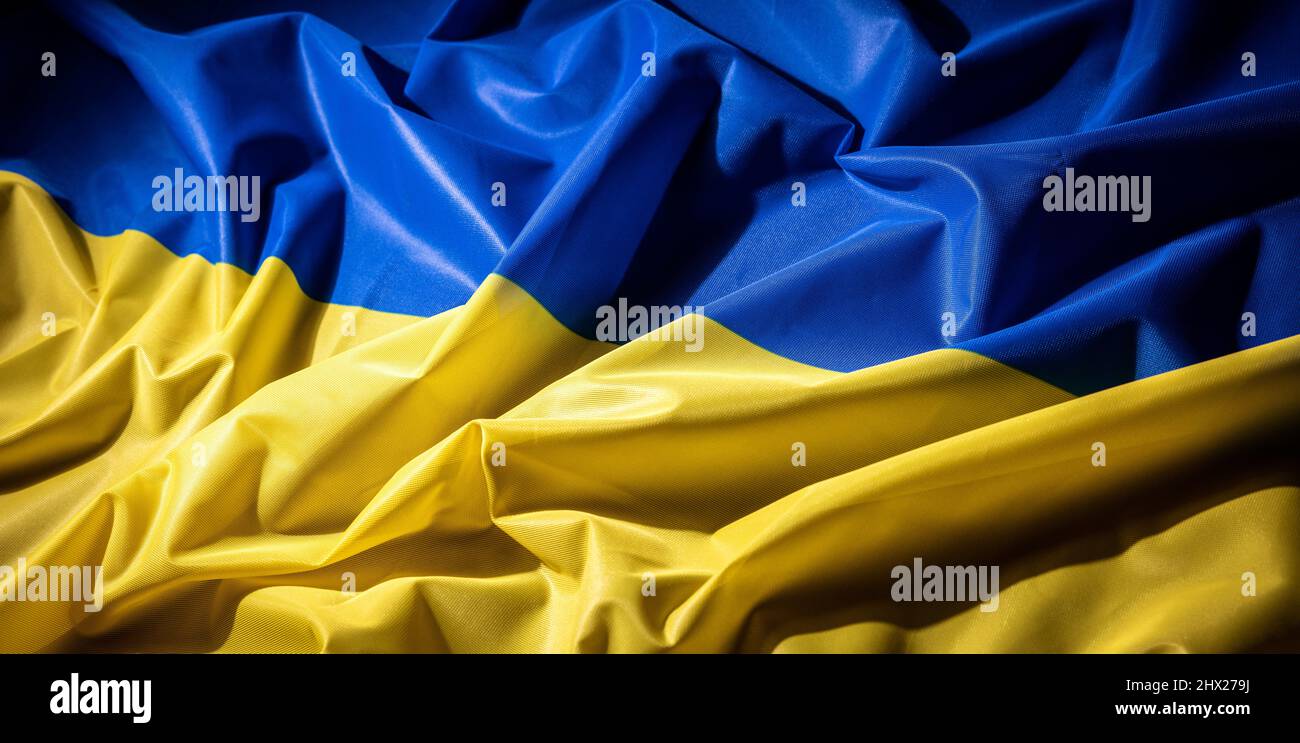 national flag of Ukraine Stock Photo - Alamy