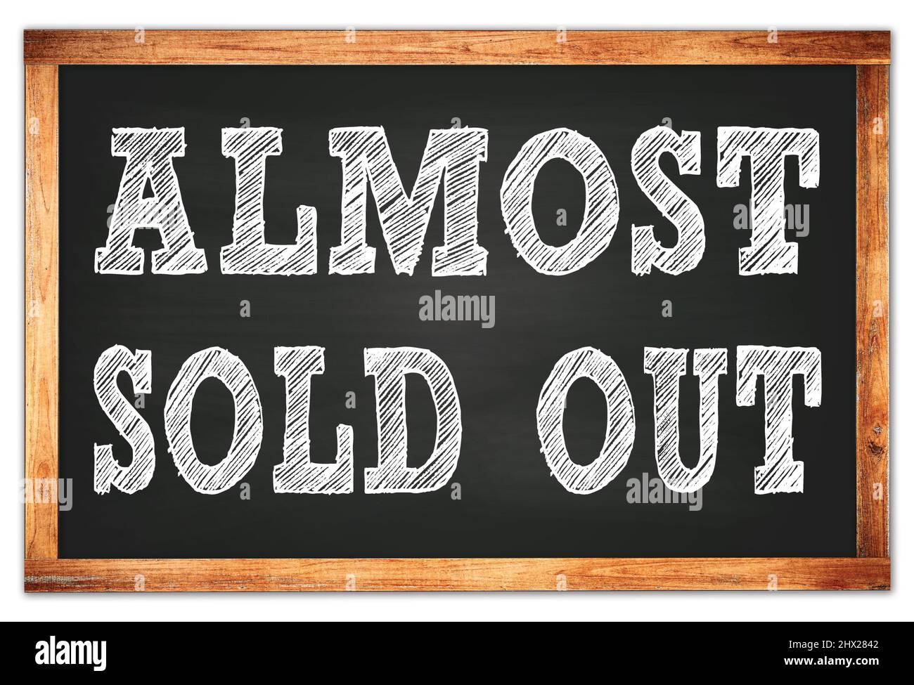 Almost sold out word hi-res stock photography and images - Alamy