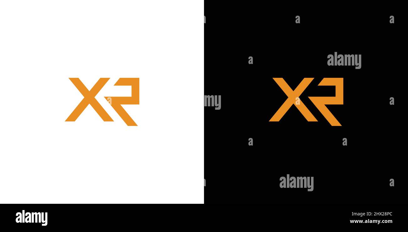 Modern and sophisticated XR letter initial logo design Stock Vector ...